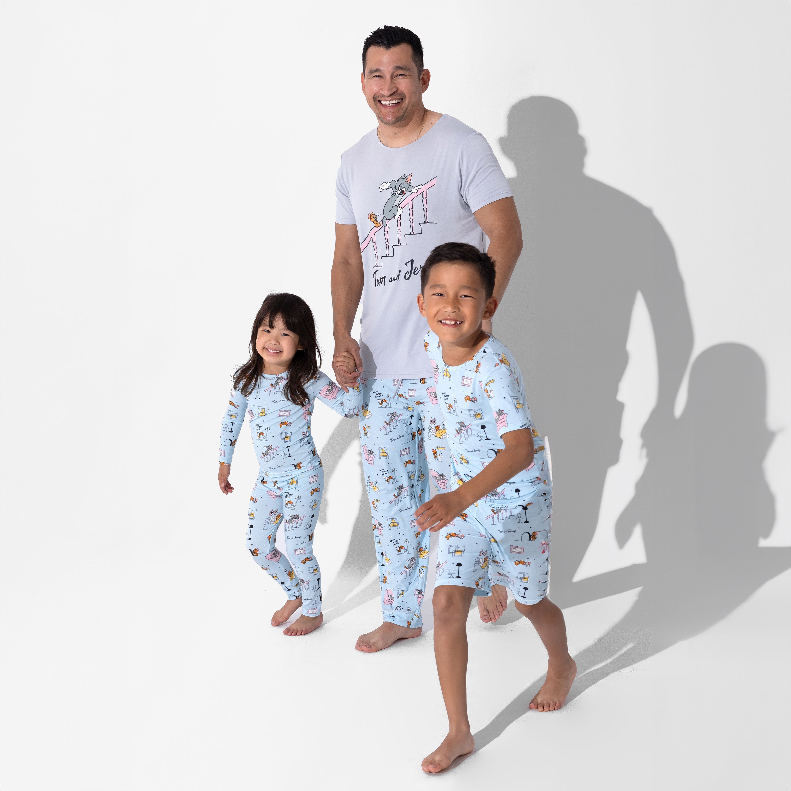 Tom & Jerry Bamboo Men’s Pajama Set – Cozy Cartoon Comfort - Bellabu Bear